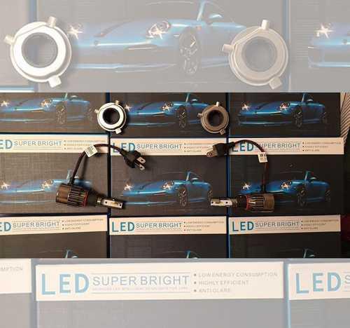 LED лампы H4, H1, H7, HB4, H11