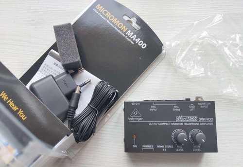 Предусилитель behringer MA 400 micromon