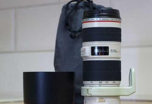 Canon EF 70-200 f/4 L IS USM + штативная лапка
