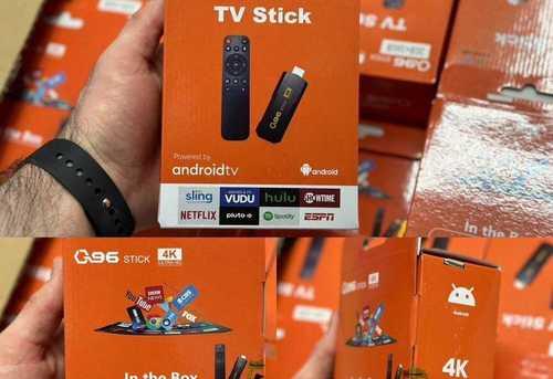 Тв приставка TV Stick 4K Q96 с Android TV