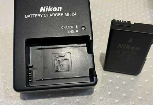 Аккумулятор Nikon EN-EL14a + зарядка Nikon MH-24