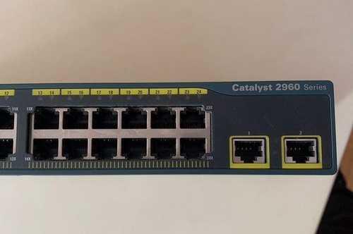 Коммутатор Cisco Catalist 2960 WS-C2960-24TT-L