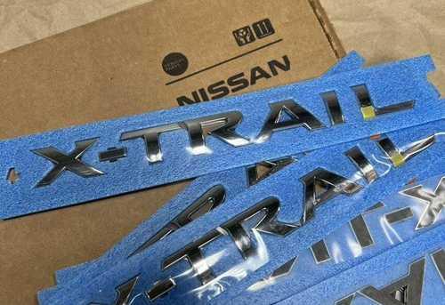 Надпись значок крышки багажника Nissan X-Trail