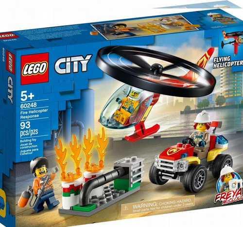 Lego City Fire Пожарный спасательный вертолет 6024