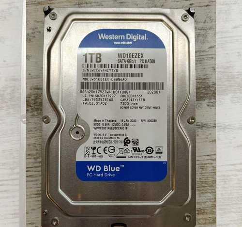 Жесткий диск 1 тб western digital