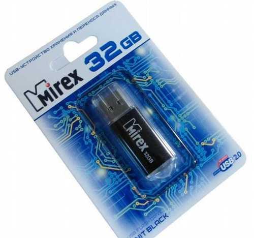 Флешка 32 гб USB Mirex Unit Black