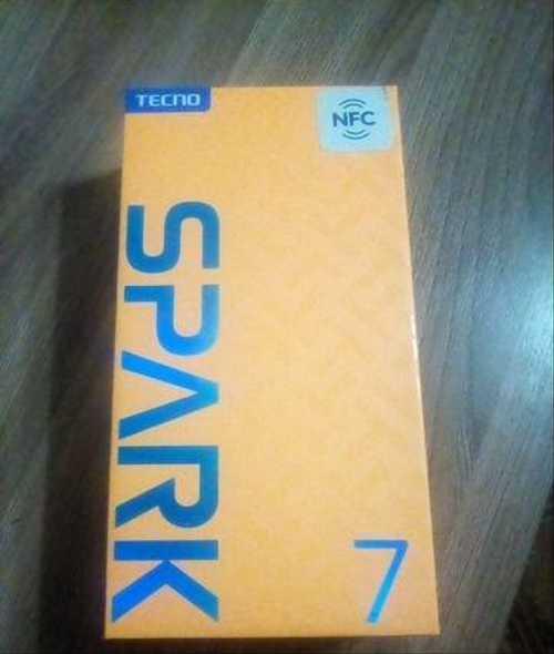 Коробка от Tecno spark 7