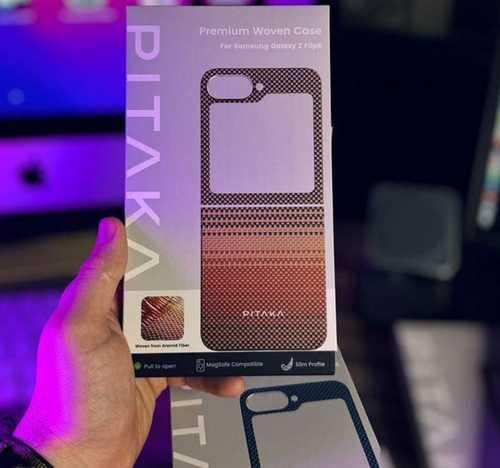 Pitaka MagEZ Case 5 Samsung Z Flip6 (Sunset)