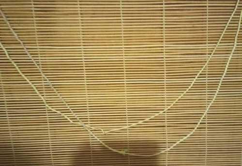 Бамбуковая рулонная штора