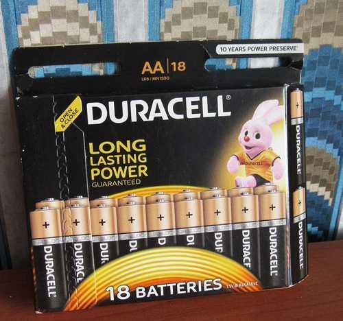 Батарейки щелочные (алкалиновые) Duracell Basic AA