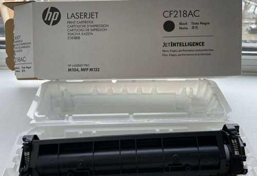 Картридж для принтера HP CF218AC новый