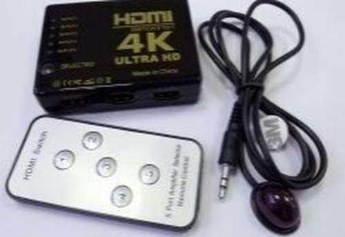 Hdmi switch 5в1 с дистанционным управлением 4K*2K