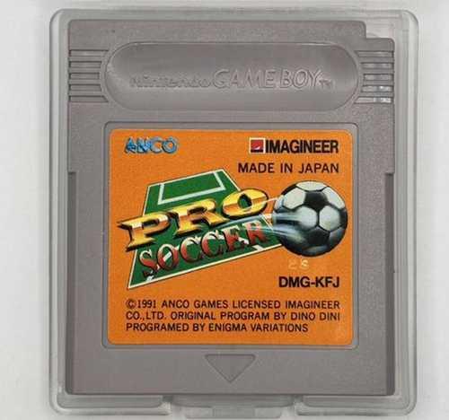 Игра Pro Soccer для Game Boy оригинал