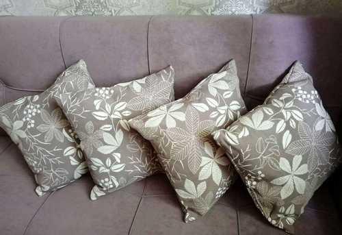 4 декоративные подушки