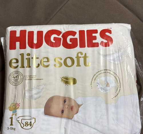 Подгузники хаггис elite soft 1