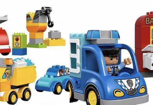 Lego duplo первые машинки + Полиция