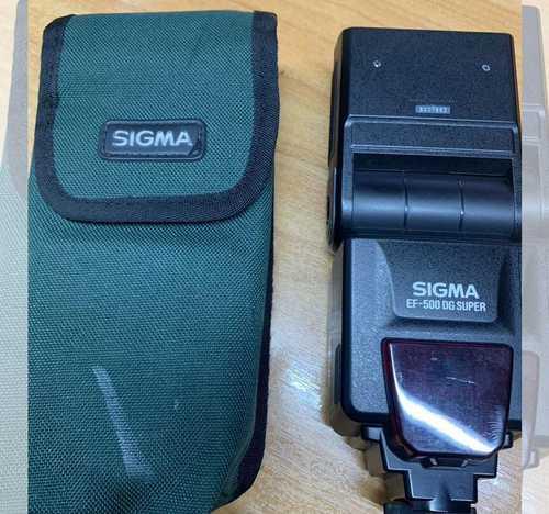 Вспышка sigma EF-500 DG super