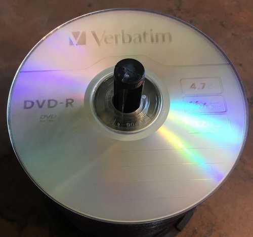 Verbatim DVD-R 4,7Gb 16X - 20 шт чистые болванки