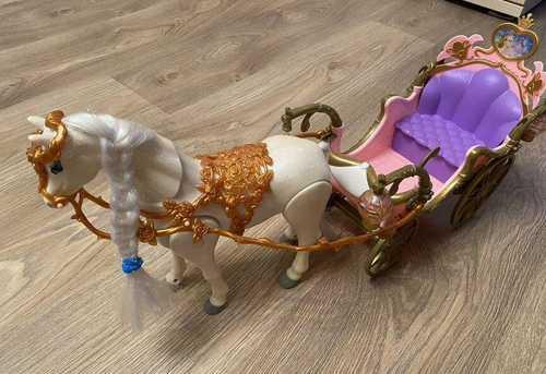 Лошадь интерактивная, лошадь с каретой, игрушки
