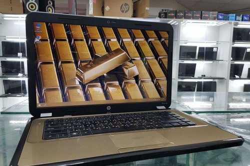 Золотой ноутбук HP 15.6 4 ядра 5gb 500gb HDD