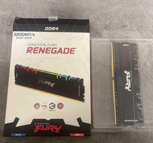 Оперативная память ddr4 8gb kingston Fury Renegade