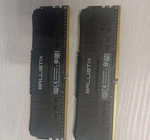 Оперативная память ddr4 crucial ballistix 8 gb