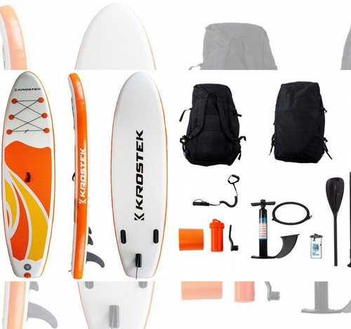 Sup-board двухслойный #2 Orange/Yellow (10.6FT)