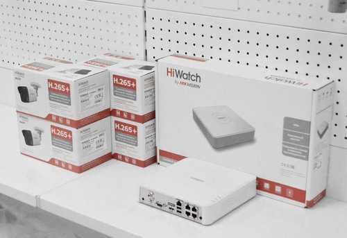 IP-камеры наружные HiWatch 4MP и регистратор