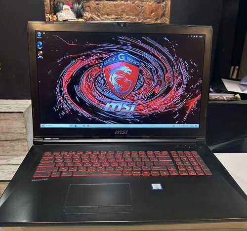 Игровой Гигант MSI 17,3" на i7/GTX/24гб озу/SSD