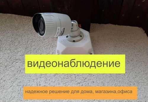 Камера видеонаблюдения с установкой