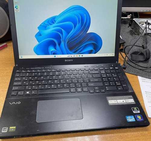 Ноутбук Sony vaio (SVS1511V9RB)(FHD) i7 3612QM(2.1