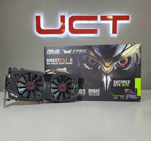 Видеокарта asus strix GTX-970 4GB