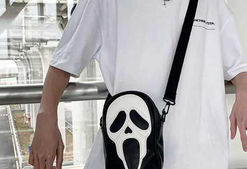Винтажная сумка через плечо с призраком