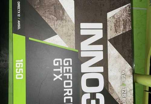 Видеокарта inno3D GeForce GTX 1650 twin X2 OC