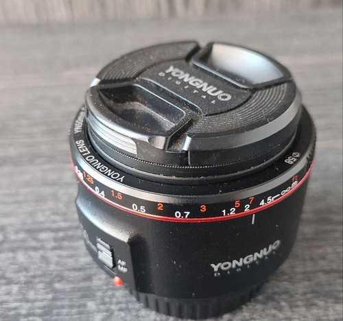 Объектив yongnuo 50mm 1 8