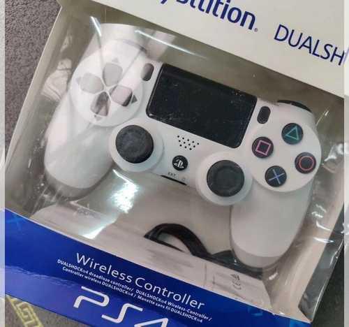 Геймпад DualShock 4 для PS4 белый Новый