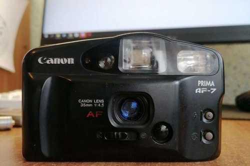 Плёночный фотоаппарат Canon prima af 7