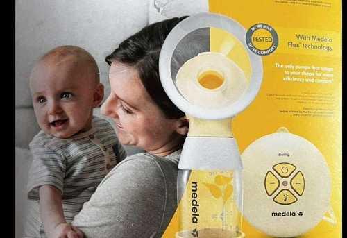 Молокоотсос medela swing flex электрический