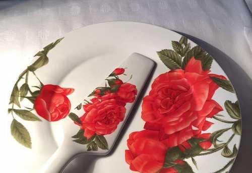 Тарелка для торта «Розы»