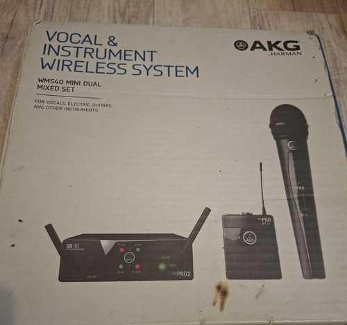 Радиосистема akg wms40 mini dual mixed set