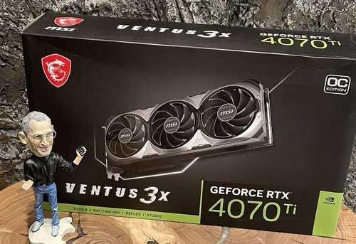 Видеокарта MSI GeForce RTX 4070 Ti ventus 3X E OC