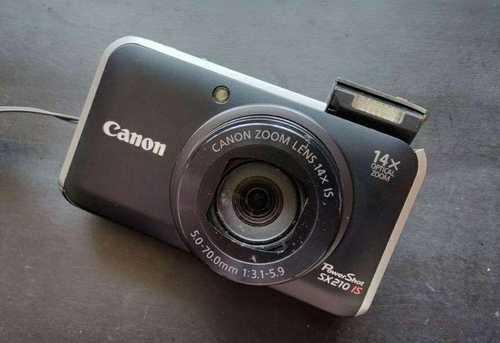 Фотоаппарат Canon sx210