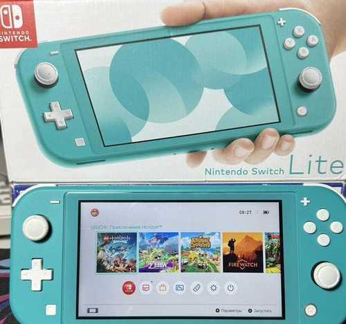 Nintendo Switch Lite (прошитая) состояние новой