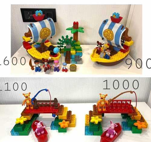 Lego duplo 10514 пиратский корабль Джейка