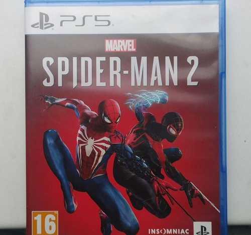 Spider man 2 ps5 диск на русском