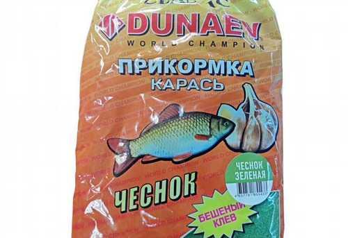 Прикормка Зеленый Чеснок 900г. "dunaev" (карась)