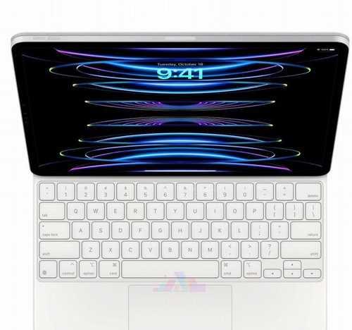 Клавиатура для iPad Magic Keyboard iPad Pro 12.9" / iPad Air 6 13" (mjql3) White