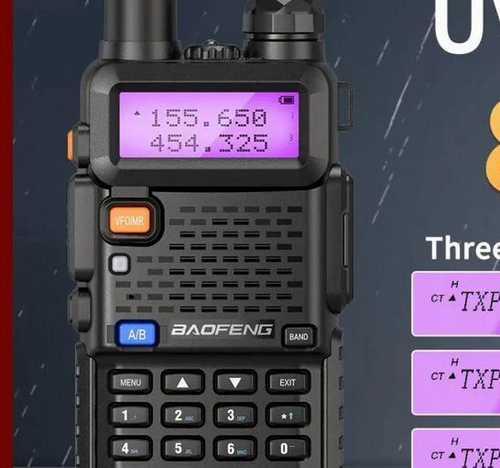 Новая Усиленная 5W Рация Baofeng UV-5R