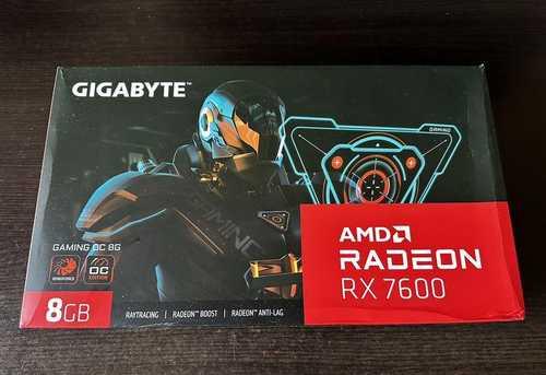 RX 7600 Gigabyte Gaming OC новая запечатанная