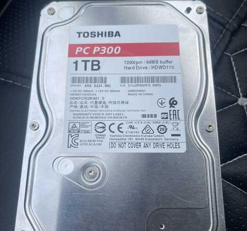 Жесткий диск Toshiba 1 тб